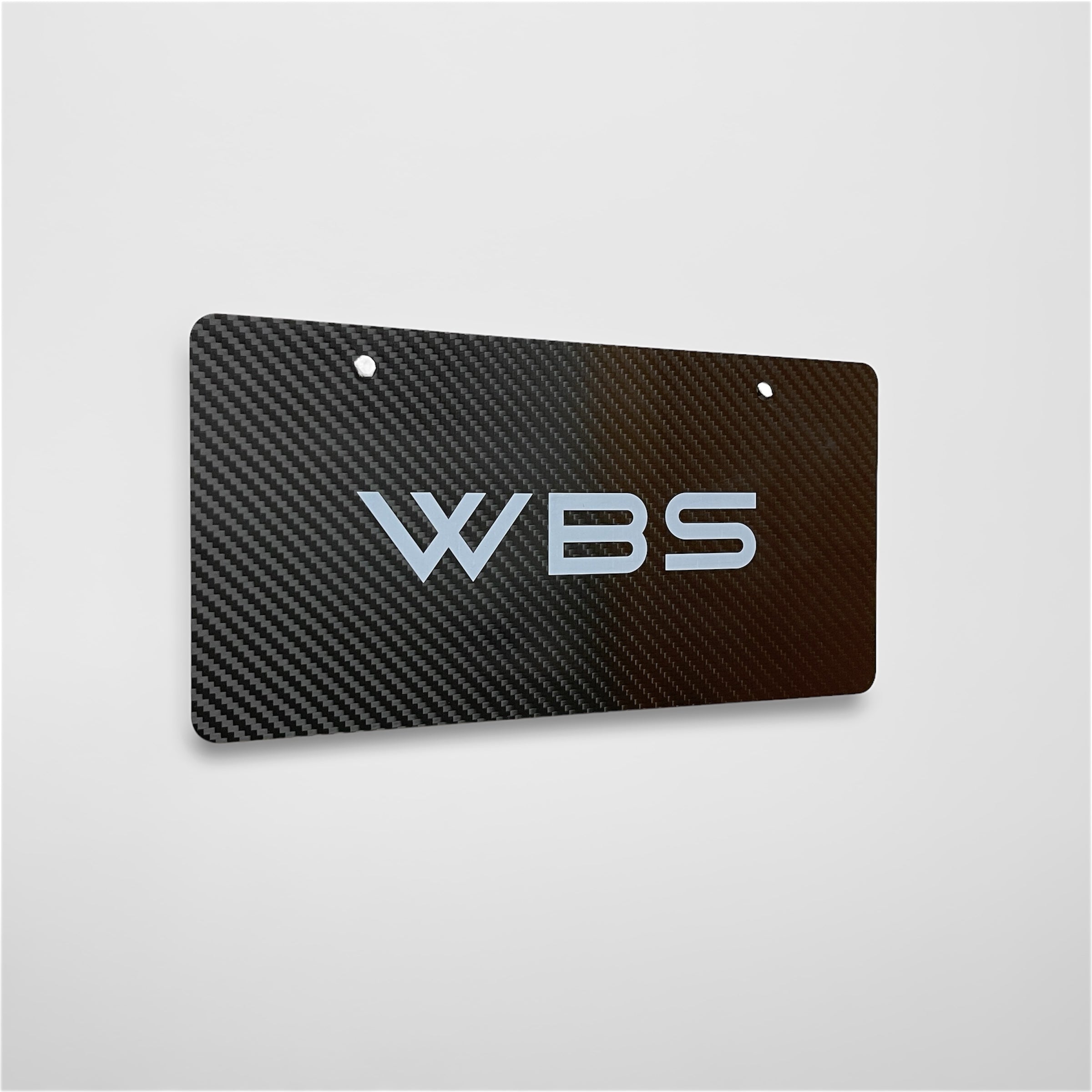 WBS LICENSE PLATE COVER GENUINE DRY CARBON FIBER – WideBodyStore Inc