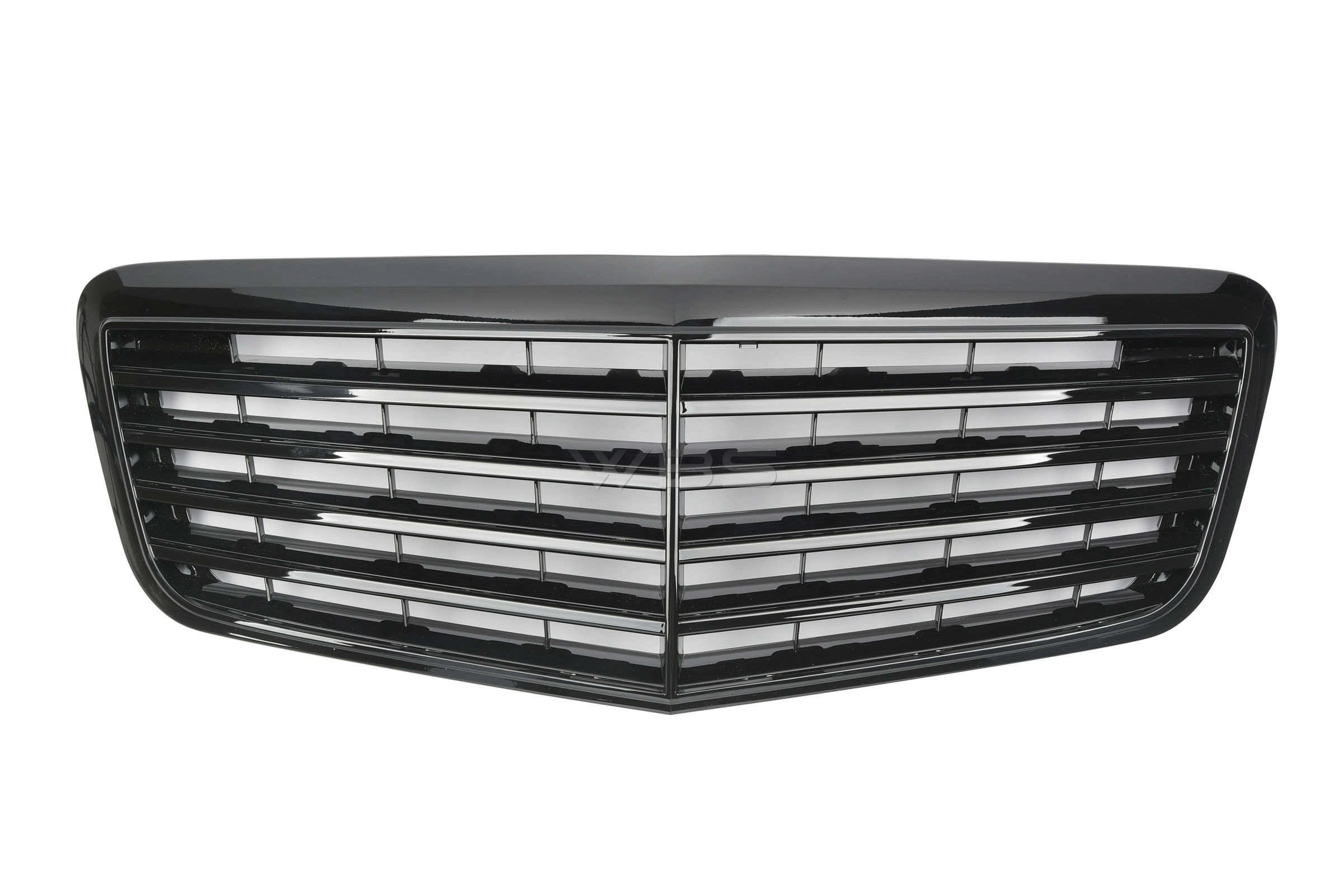 MERCEDES W211 E63/ E CLASS GLOSSY BLACK FRONT GRILL – WideBodyStore Inc