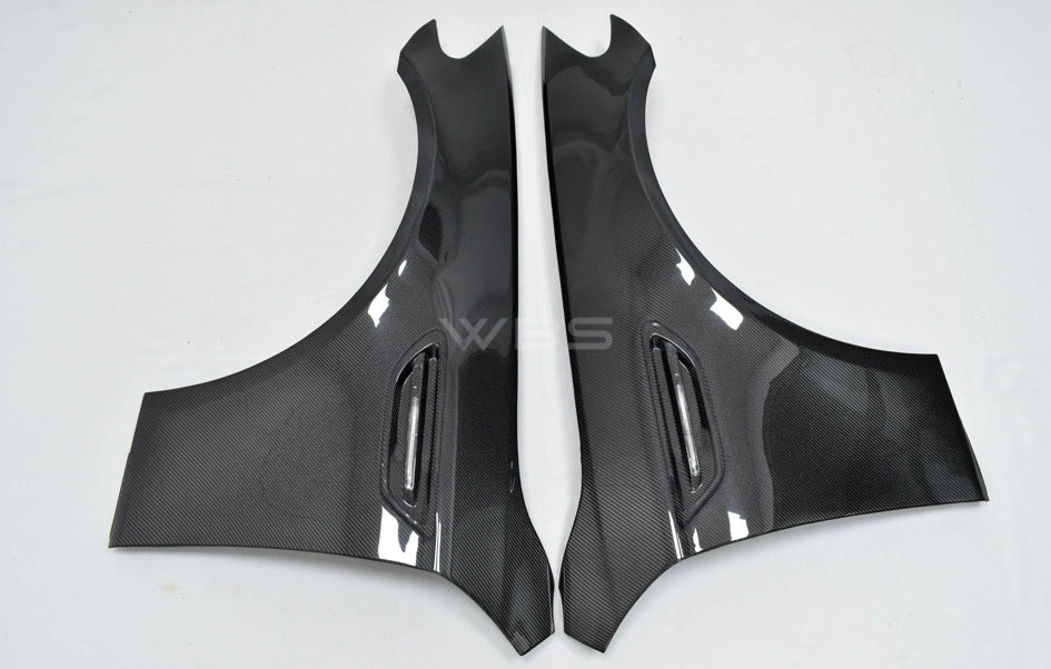 BMW F10 M5 FULL GENUINE CARBON FIBER FENDERS OEM REPLACEMENT ...