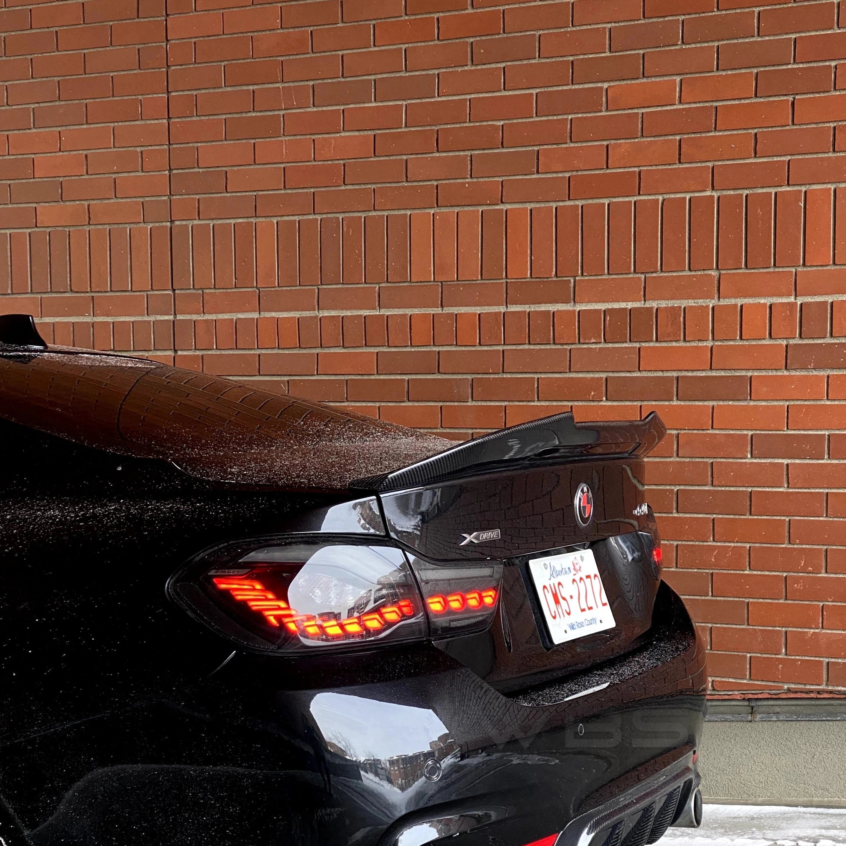 BMW F32 F33 F36 PSM TRUNK SPOILER GENUINE CARBON FIBER GTX V2 STYLE ...