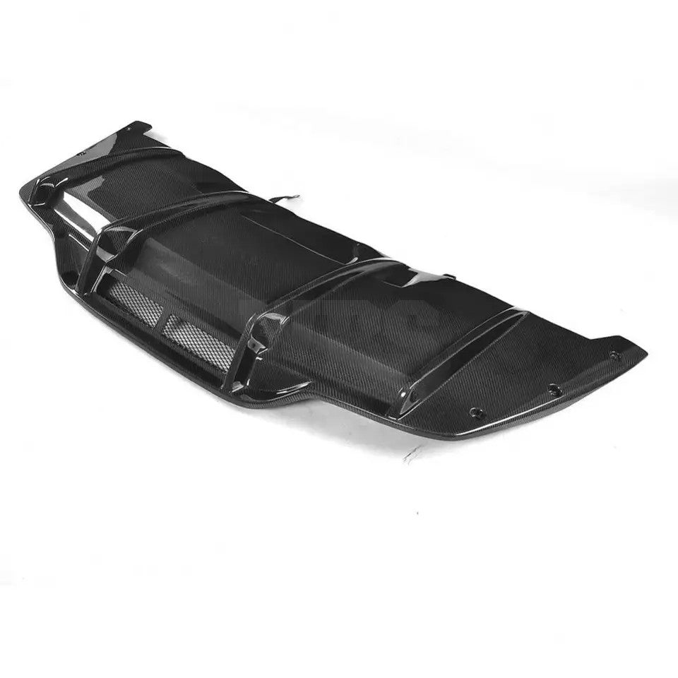 MERCEDES W205 C CLASS/ C63 COUPE BRABUS STYLE DIFFUSER GENUINE CF ...