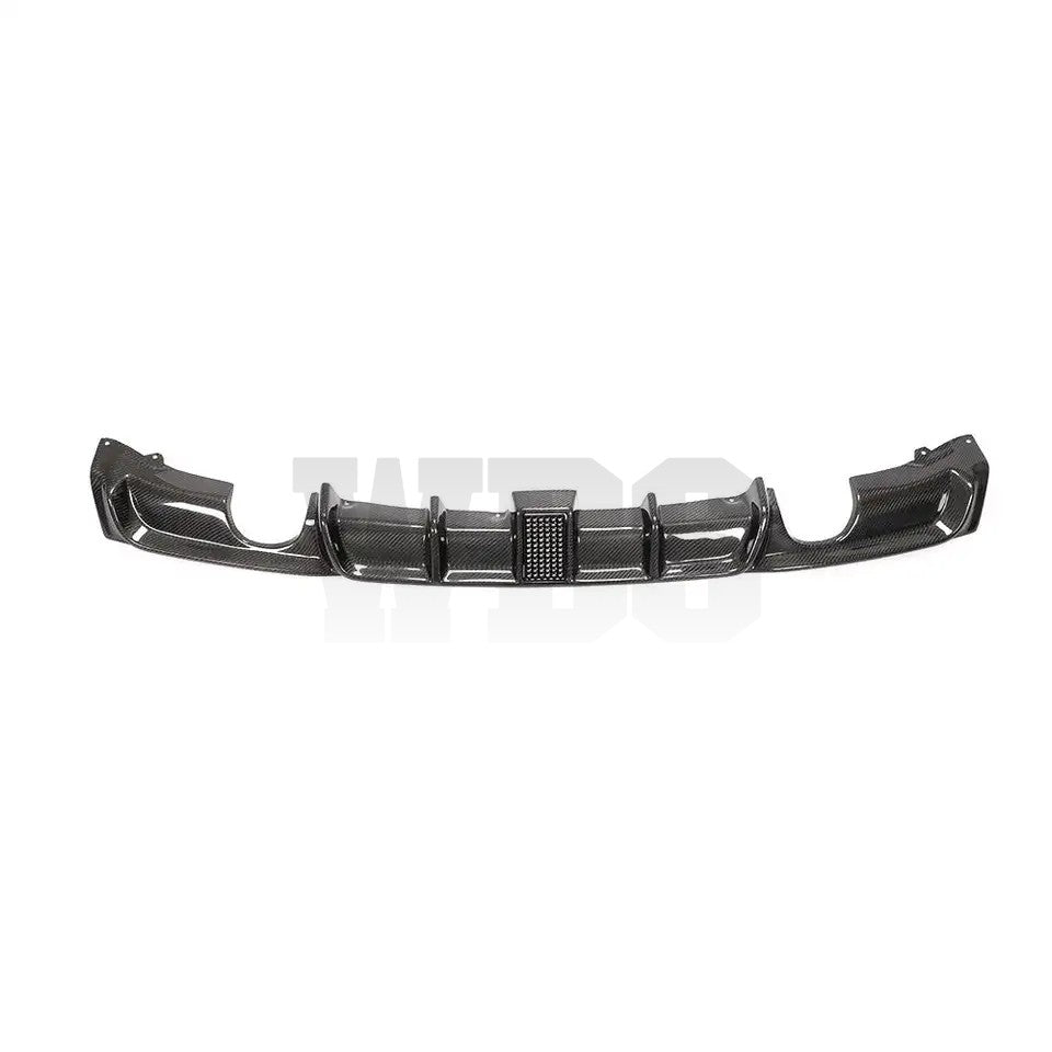 BMW F30/ F31 REAR DIFFUSER LED LIGHT STYLE GENUINE CARBON FIBER ...