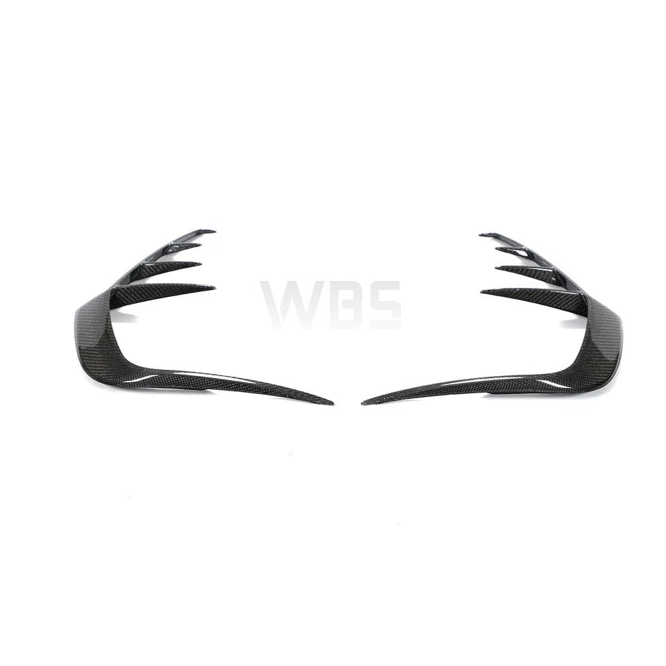 INFINITI Q60 REAR BUMPER VENT CANARDS GENUINE CARBON FIBER ...