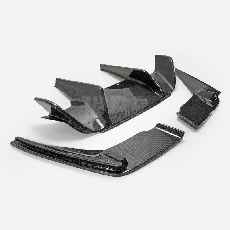 BMW F12 F13 F06 M6/ 6 SERIES REAR DIFFUSER V2 STYLE GENUINE CARBON FIB ...