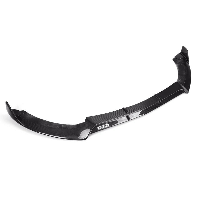 MERC W205 C CLASS SPORT BRABUS STYLE FRONT LIP GENUINE CARBON FIBER ...