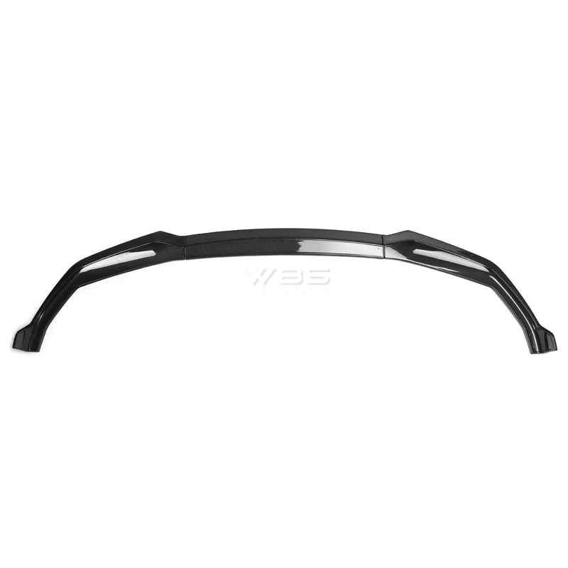 BMW G20 3-SERIES V2 STYLE FRONT LIP CARBON FIBER/ GLOSSY BLACK ...